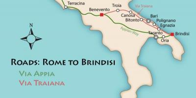 Roma mapa - Mapas de Roma (Lazio - Itália) - Antigo